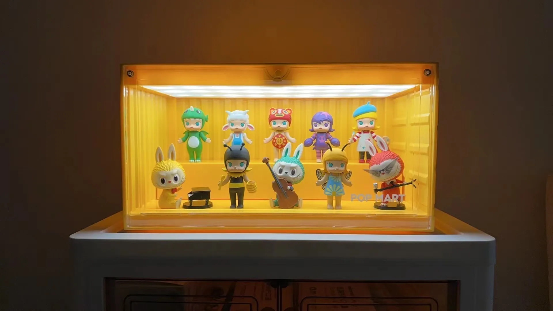 POP MART Luminous Display Container (White&Yellow&Pink) - POP MART ...